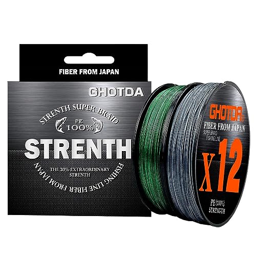 Fishing Line 12 Strands 300M Super PE Braided Fishing Line 25-92LB Multifilament Fishing Line Tackle Tools