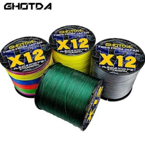 PE Braided Fishing Line High -prescision Tensioning Weaving Fishing Line 25-120lb Carp Saltwater Fishing Tackle 500m