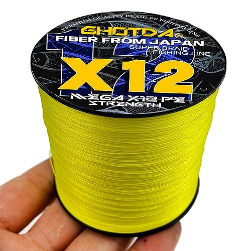 X12 500 Meters Braided Fishing Line High Endurance Super Strength Multifilament PE Saltwater Fish Wire