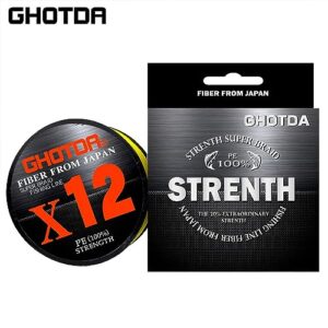 X12 Super Strong 12 Strands Braided Fishing Line 500M Multifilament PE Line Saltwater Fishing Tackle