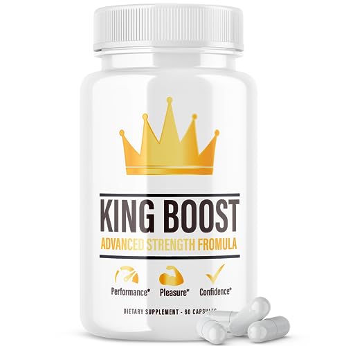 King Boost Supplement Maker - The King Booster Maker with Natural Ingredients - King Workout Supplement Helps Build King Muscle 8 in 1 Booster Maker with Extra Strength Ingredients (60 Capsules)