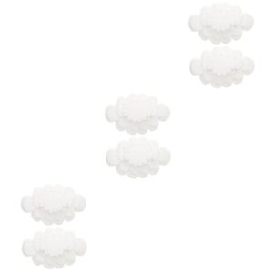 dechous 6 sets cloud decoration wedding decoration home decorations garland decor nativity decor christmas cloud ornaments felt cloudgarlands party supplies clouds pendant for home window