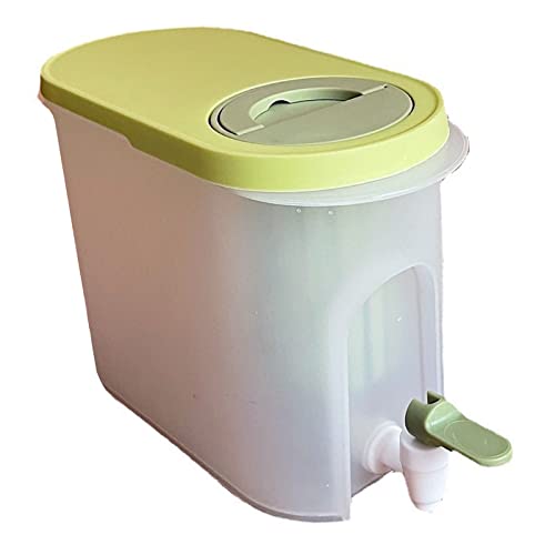 Refrigerator Cold Kettle Silicone Sealing Refrigerator Cold Kettle Double Filtration for Kitchen (Green)