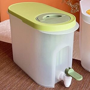 Refrigerator Cold Kettle Silicone Sealing Refrigerator Cold Kettle Double Filtration for Kitchen (Green)