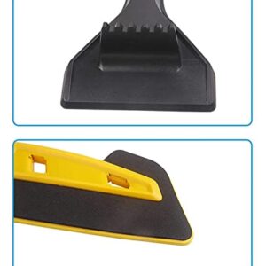 Snow Shovel, Multifunctional Snow Shovel Long Rod Deicing Ice Sweep Tool Snow Removal Brush for Winter Car Accessories