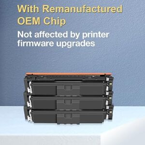 (with Chip) 069 Toner Cartridge Replacement for Canon 069 CRG069 CRG069 H CRG-069 H for imageCLASS MF753Cdw MF751Cdw LBP674Cdw Printer (Black 3 Pack)