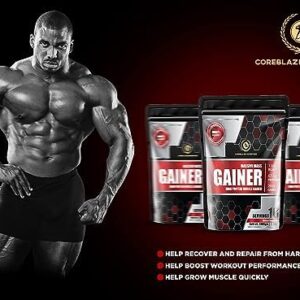 Massive Mass Gainer - 1.9 LBS - (1kg) - Chocolate Flavor - Solid (Muscle & Mass GAIN) (Pack of 1)