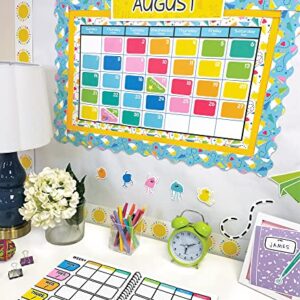 Carson Dellosa Happy Place Classroom Bright Classroom Decor Bundle, Classroom Calendar & Welcome Bulletin Board, Bulletin Board Letters, Classroom Decor Set, Motivational Poster Set (706 pc)