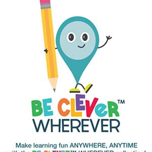 Be Clever Wherever Grade 3 Math Kit, 2nd & 3rd Grade Math Tool Kit, Word Problem Strategies, Intro To Multiplication, and Intro to Fractions Math Reference Books (14 Pc)