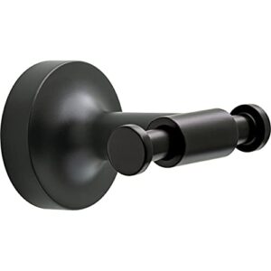 franklin brass voi35-mb voisin double towel hook bath hardware accessory in matte black