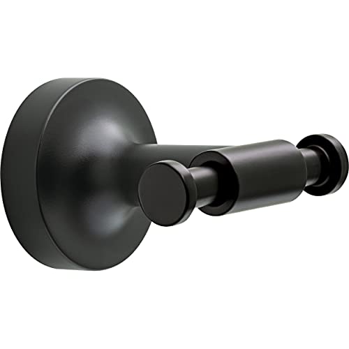 Franklin Brass VOI35-MB Voisin Double Towel Hook Bath Hardware Accessory in Matte Black