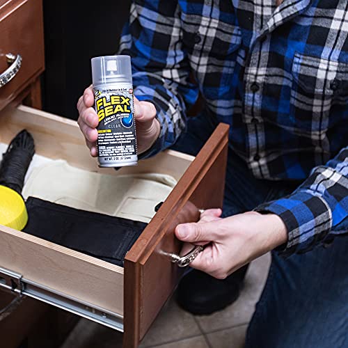 Flex Seal Mini, 3-Pack, White, Stop Leaks Instantly, Waterproof Rubber Spray On Sealant Coating, Travel Size, Perfect for Gutters, Wood, RV, Campers, Roof Repair, Skylights, Windows, and More