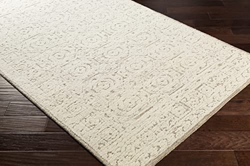 Mark&Day Area Rugs, 9x12 Hello Transitional Khaki Area Rug, Cream Light Brown Carpet for Living Room, Bedroom or Kitchen (9' x 12')