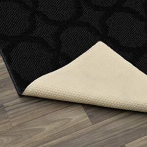 Garland Rug Sparta 3 ft. x 5 ft. Area Rug Black