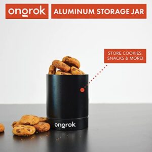 ONGROK Aluminum Storage Container, 180ml, Air Proof Jar to Preserve Smell and Aroma