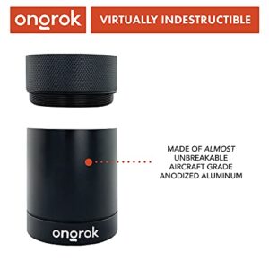 ONGROK Aluminum Storage Container, 180ml, Air Proof Jar to Preserve Smell and Aroma