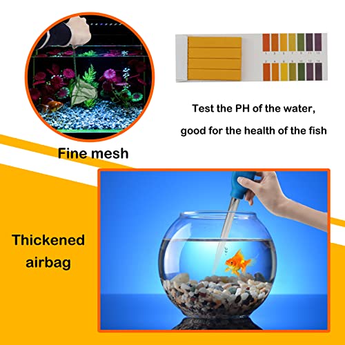 PietyPet Fish Tank Cleaning Tools, 8 in 1 Aquarium Feeder Tools Kit, Aquarium Plants Cleaner, Stainless Steel Feeding