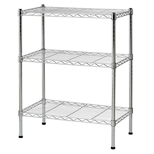 Datianxia 3 Layers Kitchen Shelves Unit Adjustable Unit Garage Storage Organizer Home