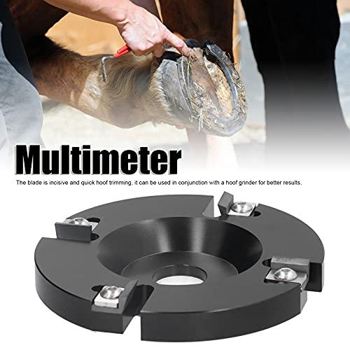 SALUTUY Hoof Trimming Disc, Alloy Wear Resistant Hoof Trimming Blade Livestock Accessory for Trim The Feet of Sheep Cattle and Horses