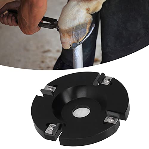 SALUTUY Hoof Trimming Disc, Alloy Wear Resistant Hoof Trimming Blade Livestock Accessory for Trim The Feet of Sheep Cattle and Horses