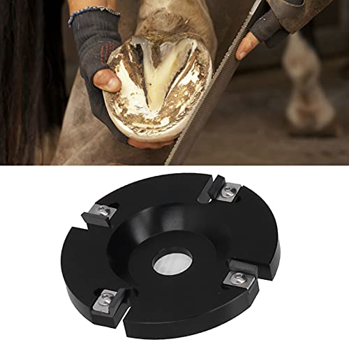 SALUTUY Hoof Trimming Disc, Alloy Wear Resistant Hoof Trimming Blade Livestock Accessory for Trim The Feet of Sheep Cattle and Horses