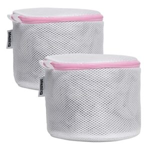 mamlyn mesh bra bags for washing machine, lingerie wash bags for laundry