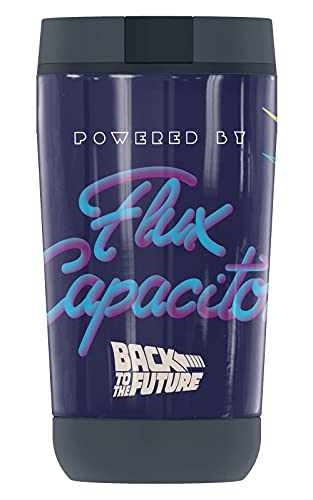 THERMOS Back To The Future Powered By Flux Capacitor GUARDIAN COLLECTION Stainless Steel Travel Tumbler, Vacuum insulated & Double Wall, 12 oz.