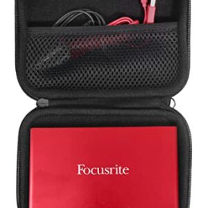 CaseSack Case for Focusrite Scarlett Solo 3rd gen USB Audio Interface, Travel and Consolidation for Easy Home Storage and Travel (for 3rd gen only)