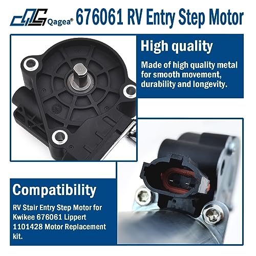 Qagea 676061 RV Entry Step Motor 214-1001 Replacement for Kwikee Part Number 1101428 379147