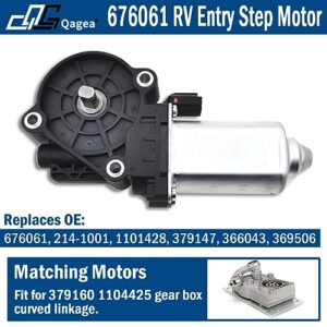 Qagea 676061 RV Entry Step Motor 214-1001 Replacement for Kwikee Part Number 1101428 379147