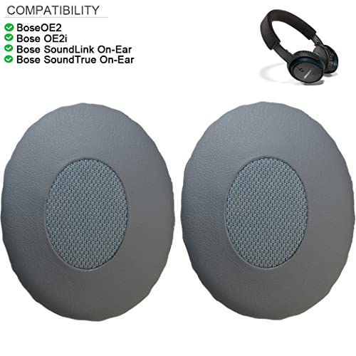 Lavien Replacement Ear Pads for Bose SoundLink OE2 OE2i SoundTrue Headphones On-Ear Style Ear Cushion Kit, Grey