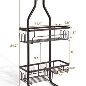 SunnyPoint Sturdy Tubing Structure Bathroom Hanging Shower Head Caddy Organizer (Standard, ORB)