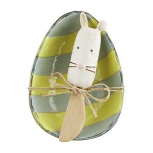 mud pie easter dip cup, egg, 4" x 5.6"