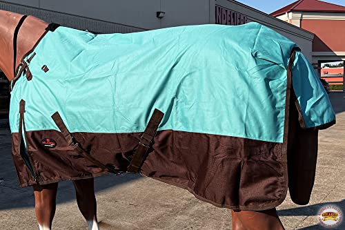 HILASON 1200D Turnout Light Winter Waterproof Rain Sheet Horse Sheet | Horse Sheet | Horse Turnout Sheet | Horse Sheets for Winter | Waterproof Turnout Sheets for Horses