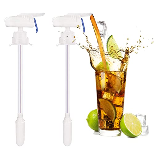 2 Pack Electronic Milk Dispenser, Automatic Drink Dispenser, Milk Dispenser, Electric Tap for Milk Juice, Universal Bottle Cap Electric Faucet, Outdoor and Home Kitchens