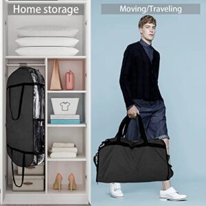 Garment Bags for Hanging Clothes, Garment Bags for Travel Storage, 50" Dance Garment Bags, Moving Bags for Clothes, Garment Bag Cover, Suit Bag For Men Women Travel, Clothing Storage Bags