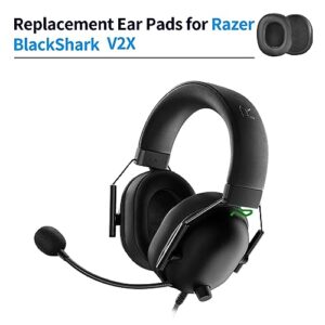 Replacement Earpads, Ear Cushion Cover for Razer BlackShark V2 Pro/BlackShark V2X (for BlackShark V2X)