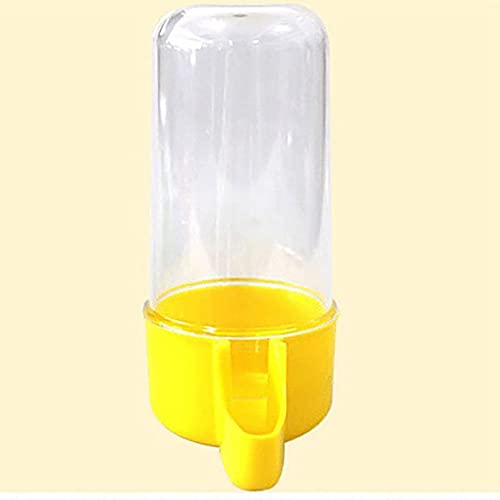 JIAXIAO Bird Feeders,Bird Transparent Dispenser Bottle Cage Feeder Waterer Pigeon Drinkers Water Drinker Drinking Cup Bird Supplies