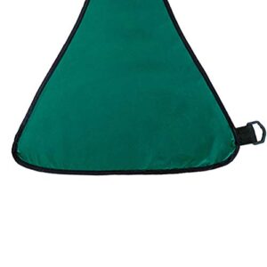 Pet Waterproof Clothes Adjustable Raincoat Lightweight Rain Belly Cover for Dogs and Puppies (Green, Size S) Pet Supply