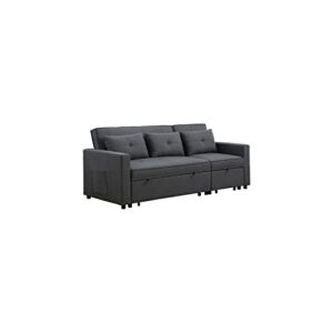 lilola home zoey sofas, dark gray