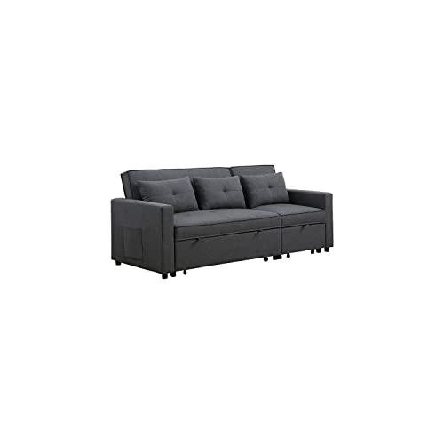 Lilola Home Zoey Sofas, Dark Gray