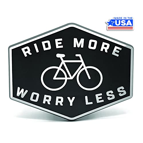 SPIFFY Tow Hitch Cover for 2 Inch Bike Rack Plastic Receiver Trailer Tube Plug | Ride More Worry Less | Made in The USA | Great Gift for Cyclists and Mountain Biking Enthusiasts with Trailer Hitches