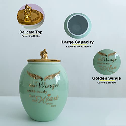 Medium Size Urns for Human Ashes Adult Female Male，Cremation Urn for Ashes for Women