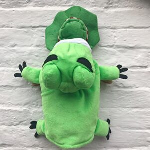 ChezAbby Funny Frog Dog Cat Costumes Pet Halloween Christmas Cosplay Clothes Adorable Flannel Kitten Outfits Clothes Soft Velet Puppy Apparel Fleece Doggie Sweater Warm Cat Coat