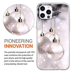 Pnakqil Christmas Case Compatible with Samsung Galaxy A51 (4G) /M40S 6.5" Xmas Transparent Shockproof Ultra-thin Silicone Protective Cover with Cute Design Compatible with Samsung A51 4G, Christmas 05