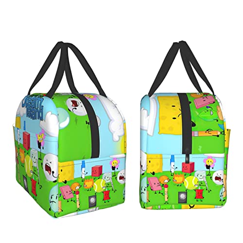 Battle For Bfdi Lunch Box Insulation Bags Suitable For Packed Lunches For Teenager