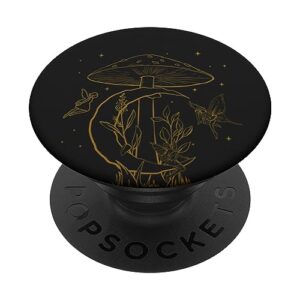 fairycore aesthetic fairy core grunge mushroom moon fairies popsockets standard popgrip