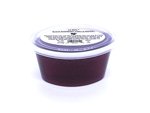 3 Pack of Sweet BLACK RASPBERRY VANILLA inspired aroma Long Lasting Gel Melts™ gel wax for Warmers and Burners PEEL, MELT, ENJOY