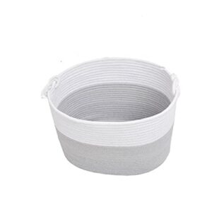 eeqemg household clothes toys storage basket woven clothes laundry basket thread convenient space saving organizer (color : gray, size : 42x31x29cm)