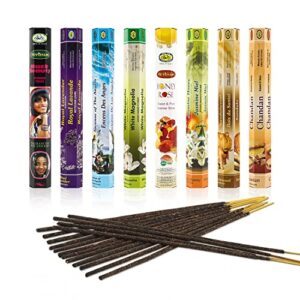 nostoson incense sticks, 160 satya incense sticks gift set for smudging and home fragrance